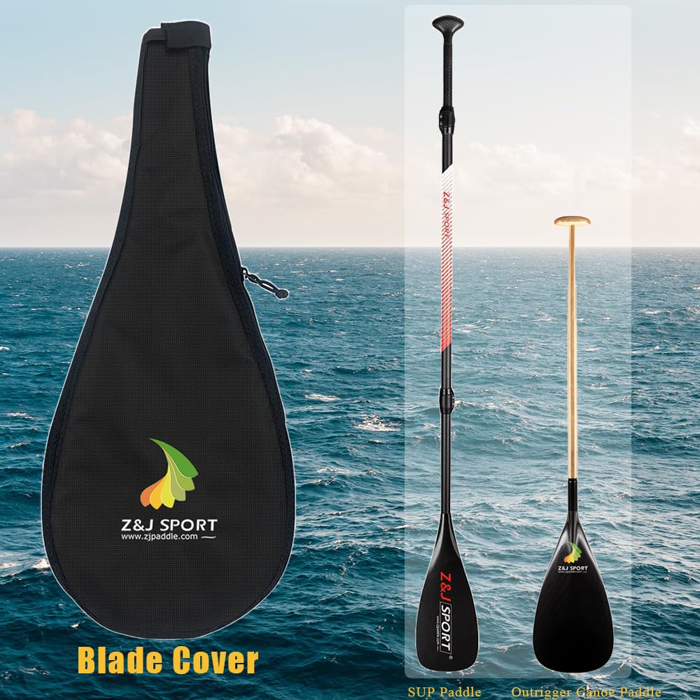 Z&J SPORT SUP Paddle Blade Bag, Outrigger Canoe Paddle Blade Cover